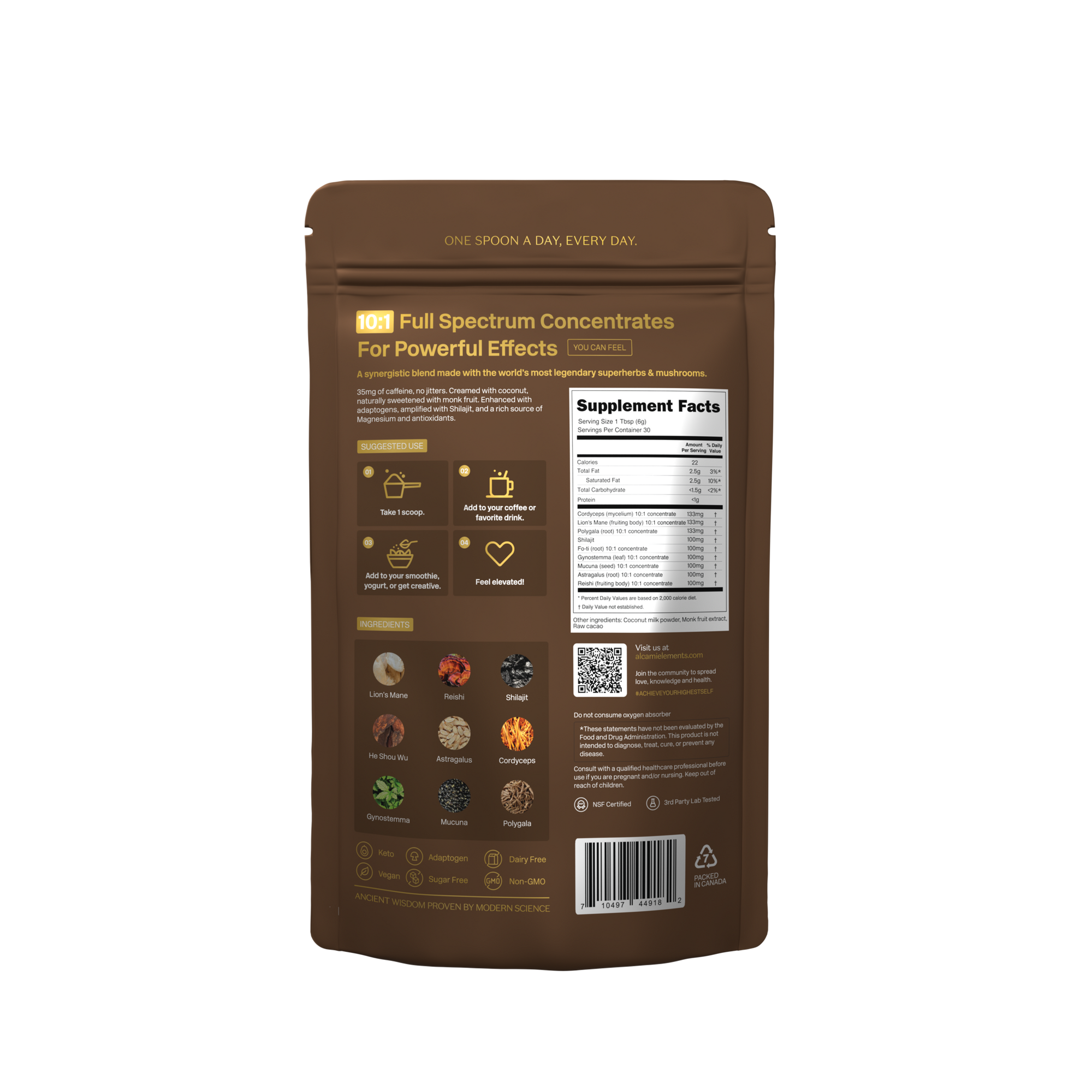 Milk & Coffee Booster - Life Enhancing Beverage | Alcami Elements ...